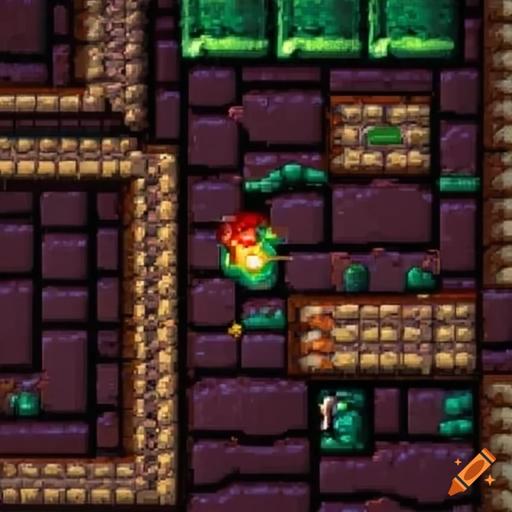 Bright platform tiles in super metroid game on Craiyon