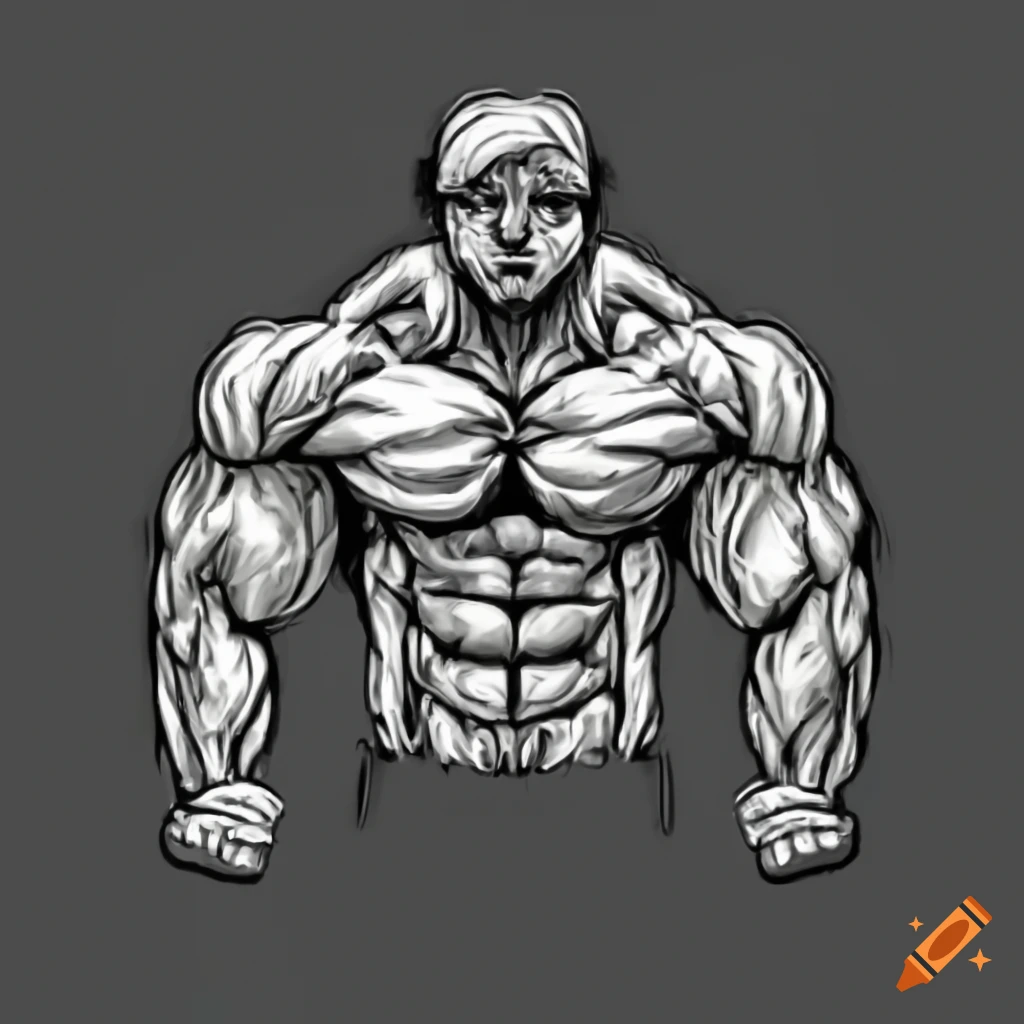 Motivational image of a strong eagle with dumbbells on Craiyon