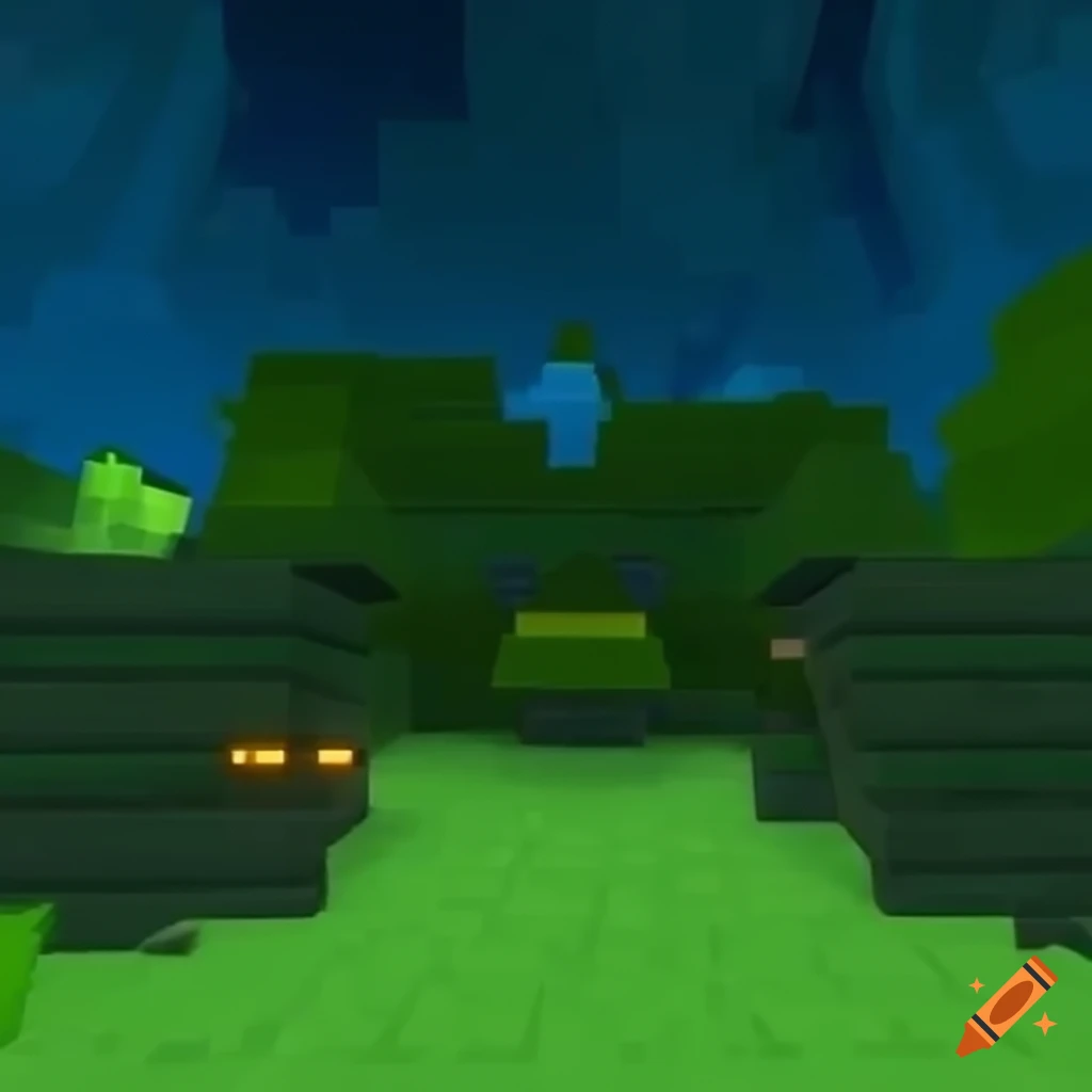 Skyblock adventures on Craiyon