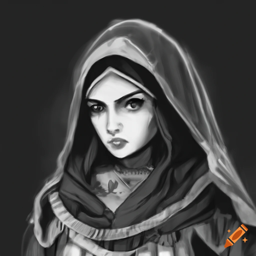 Portrait of nehal from assassin's creed mirage on Craiyon