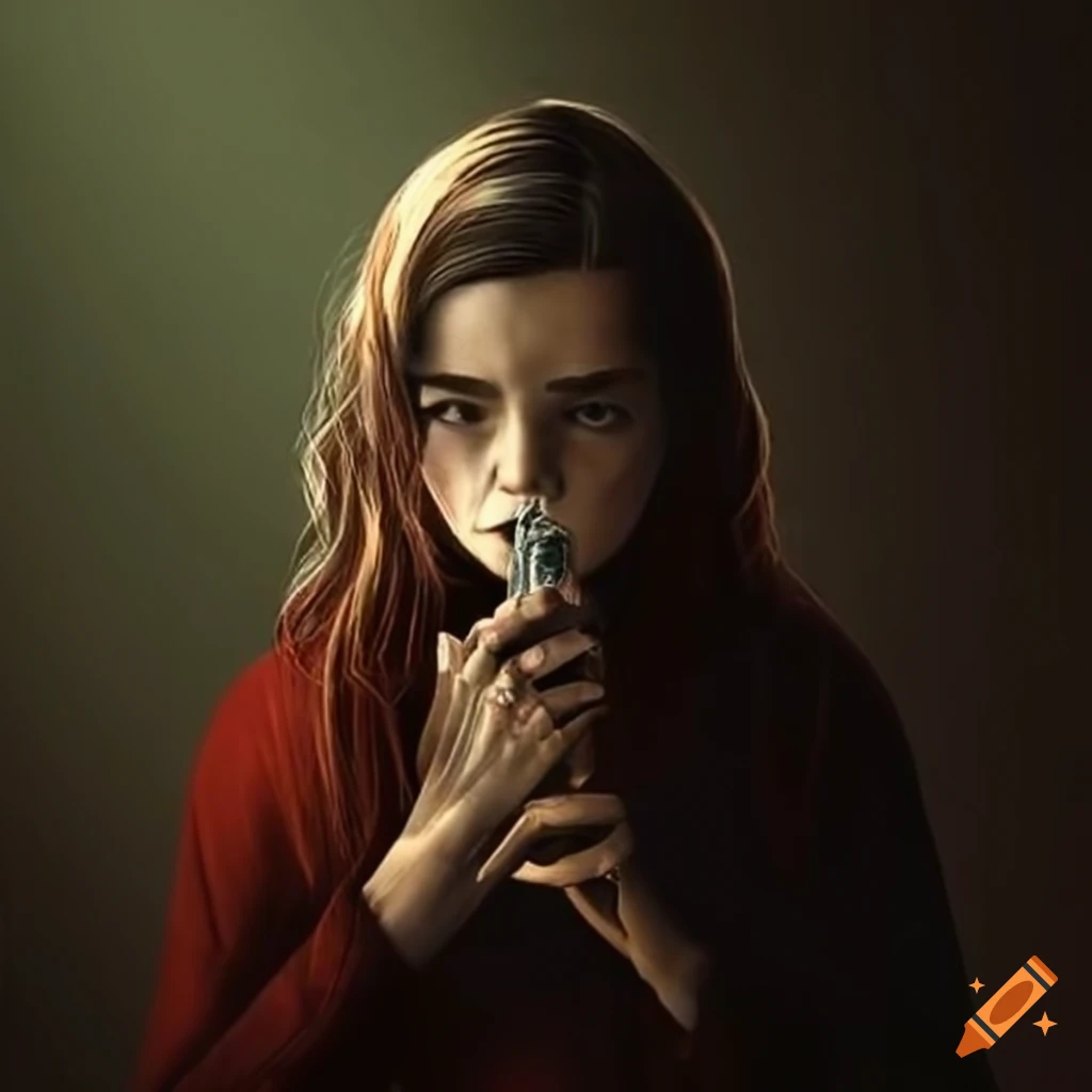 Illustration depicting the theme of deceit on Craiyon