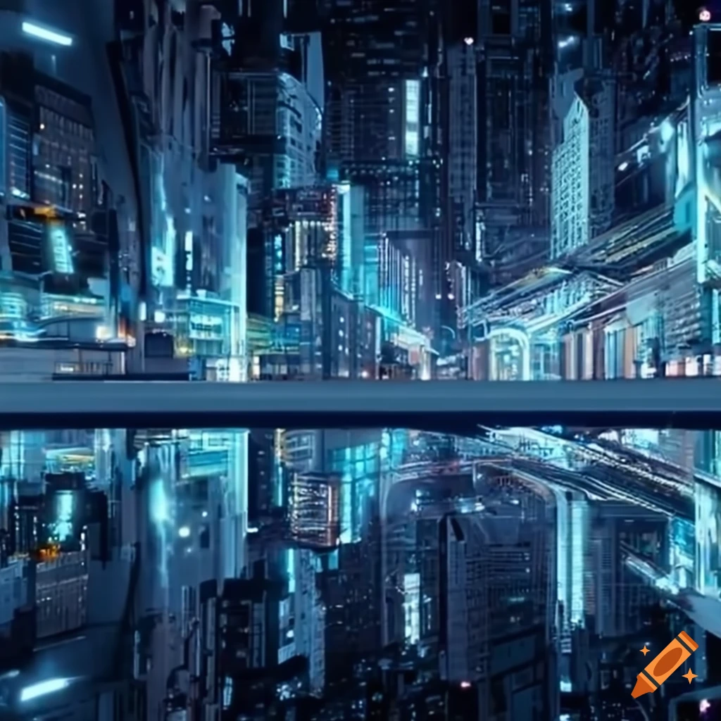 Two support beams for ai future with endless highway on Craiyon