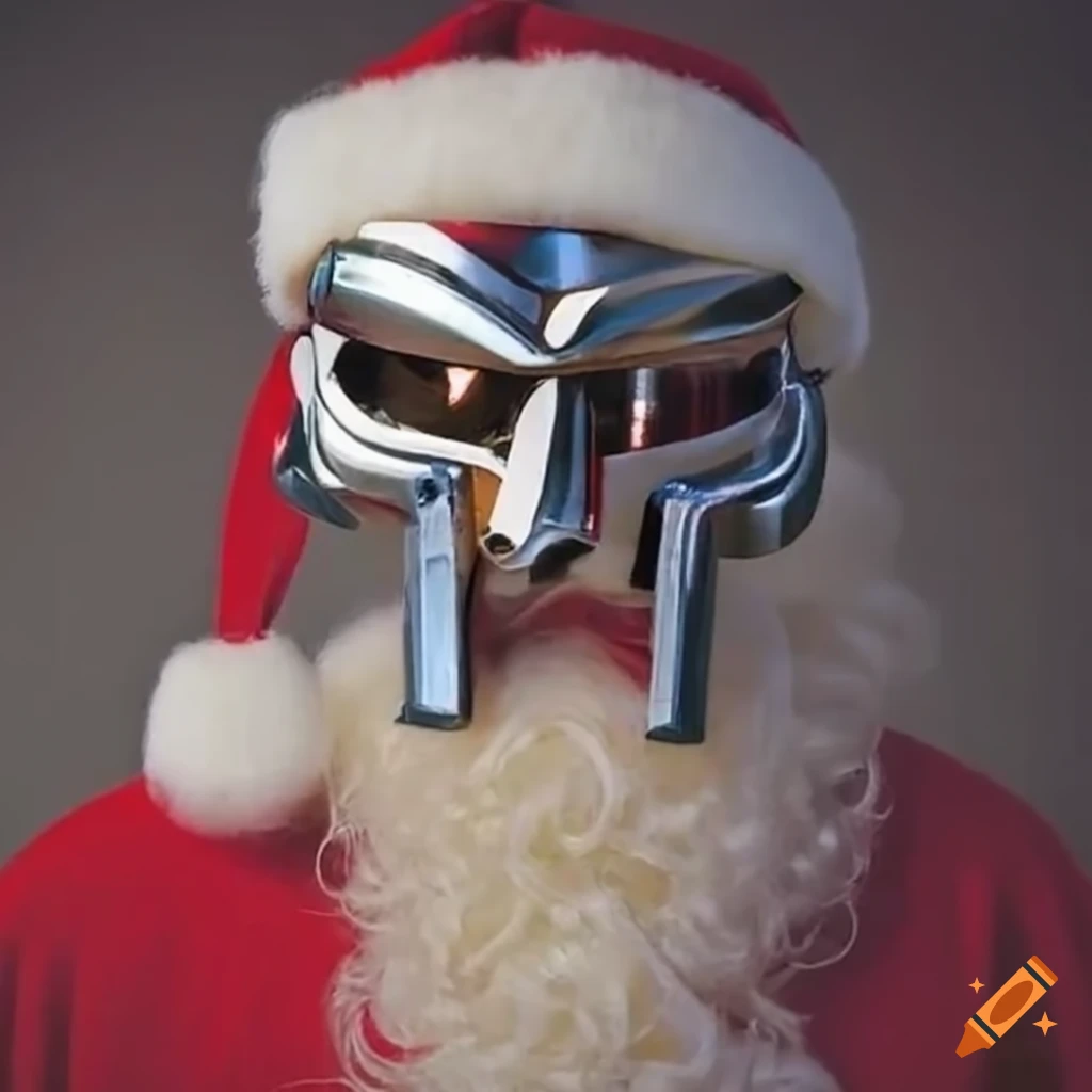 Mf doom dressed as santa claus
