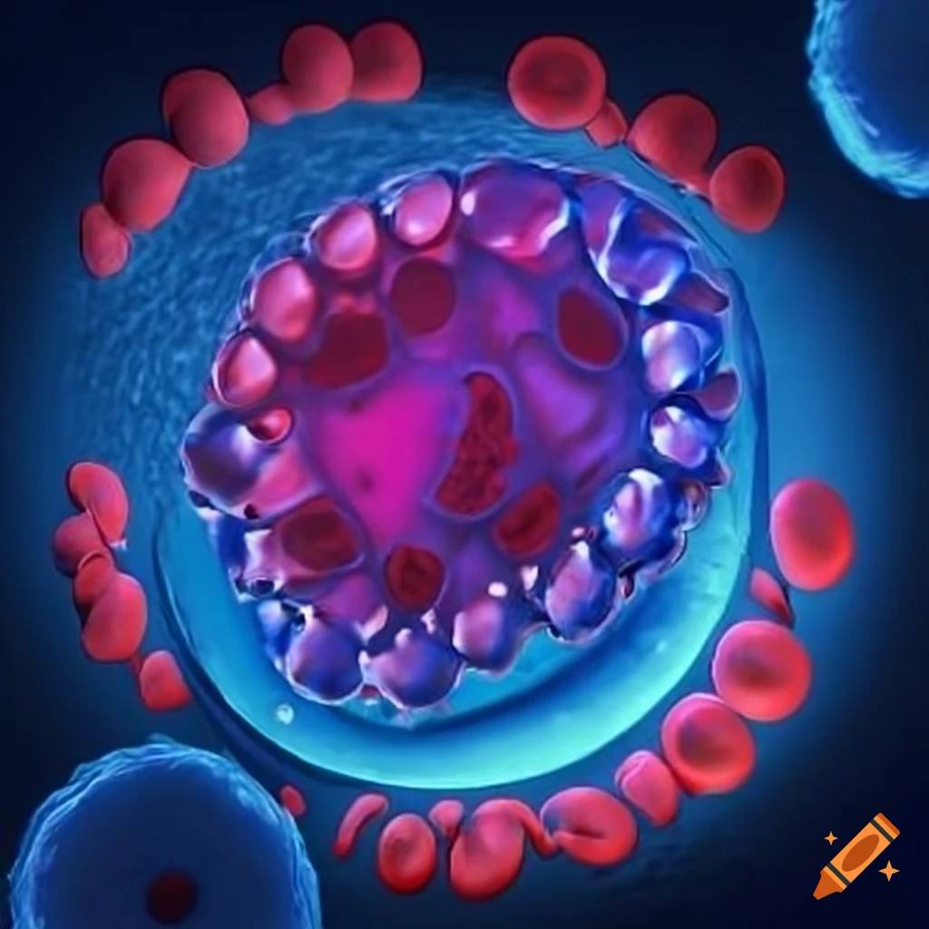 Red blood cells at high resolution on Craiyon