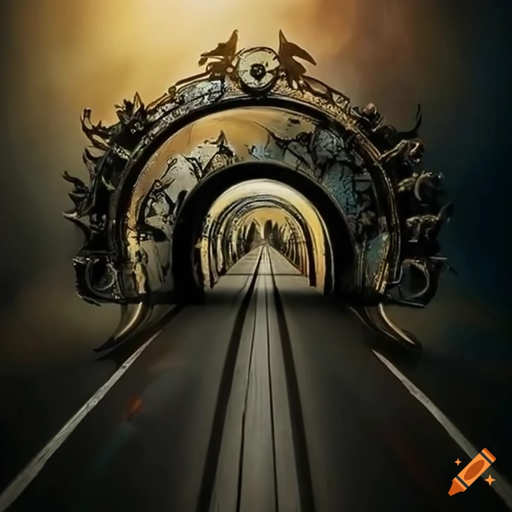 Artistic depiction of a psychedelic heavy metal scene on Craiyon