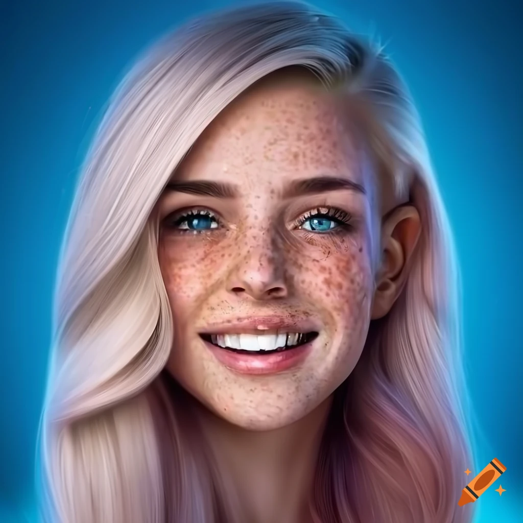 Portrait of liv morgan as cartoon character, simplified on Craiyon