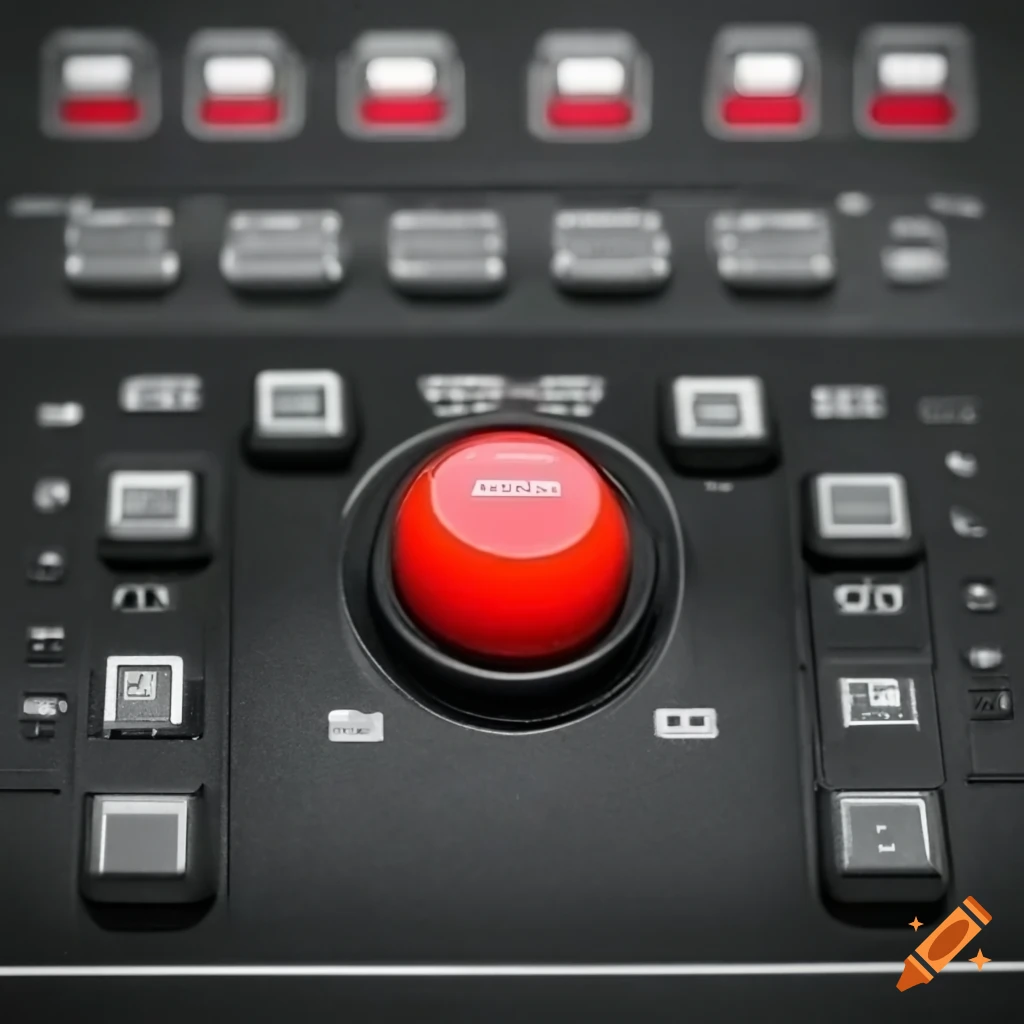 Red button on a console