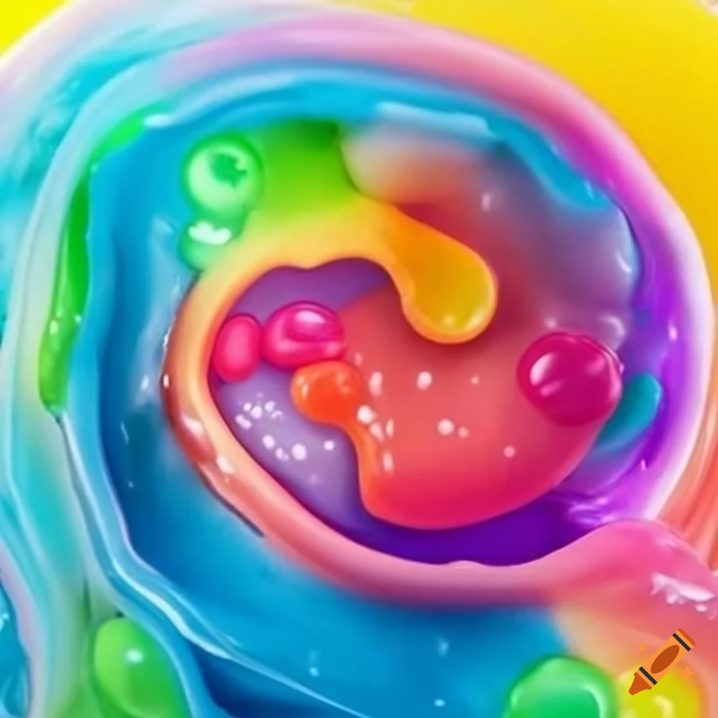 World made of slime on Craiyon