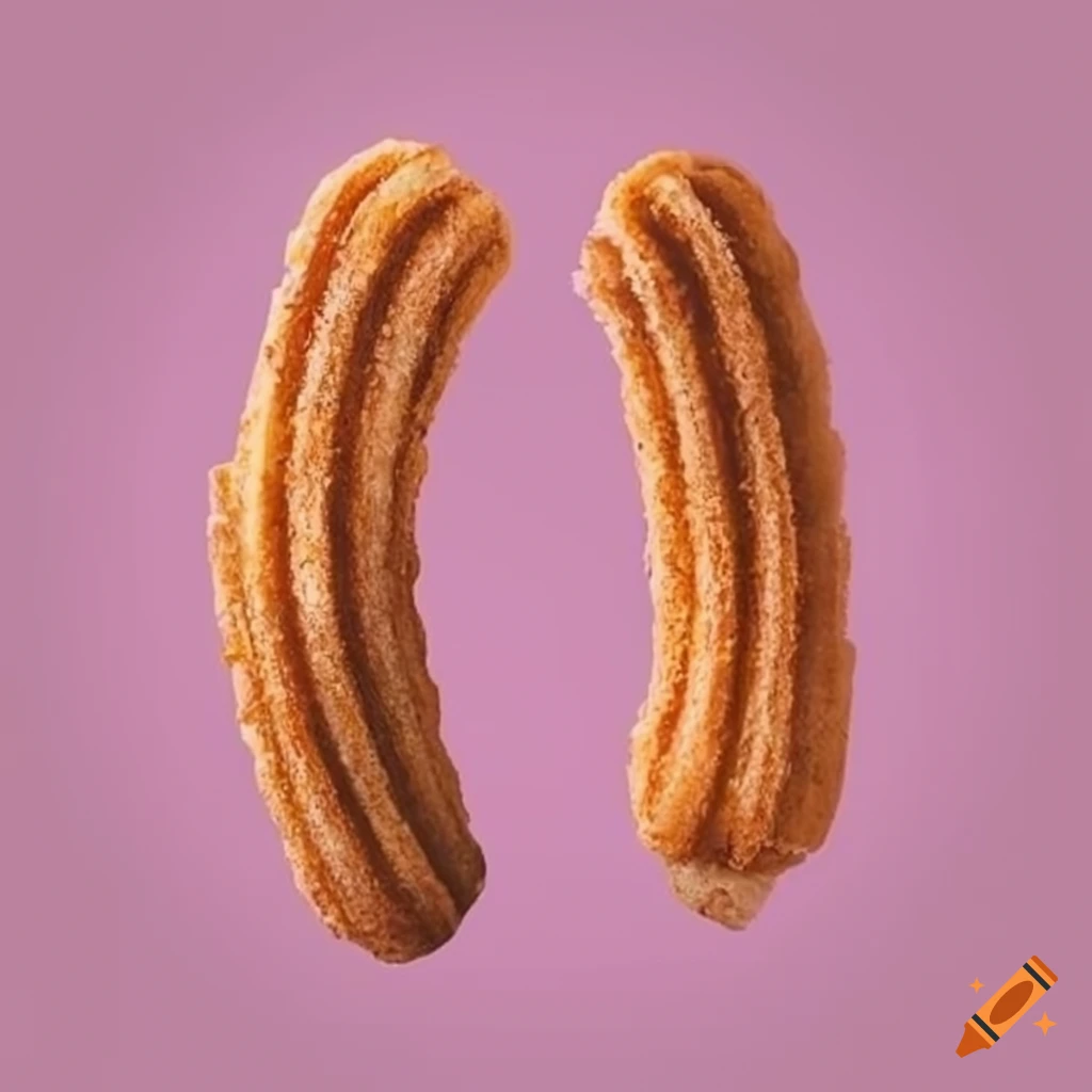 Mini churros cup poster on Craiyon