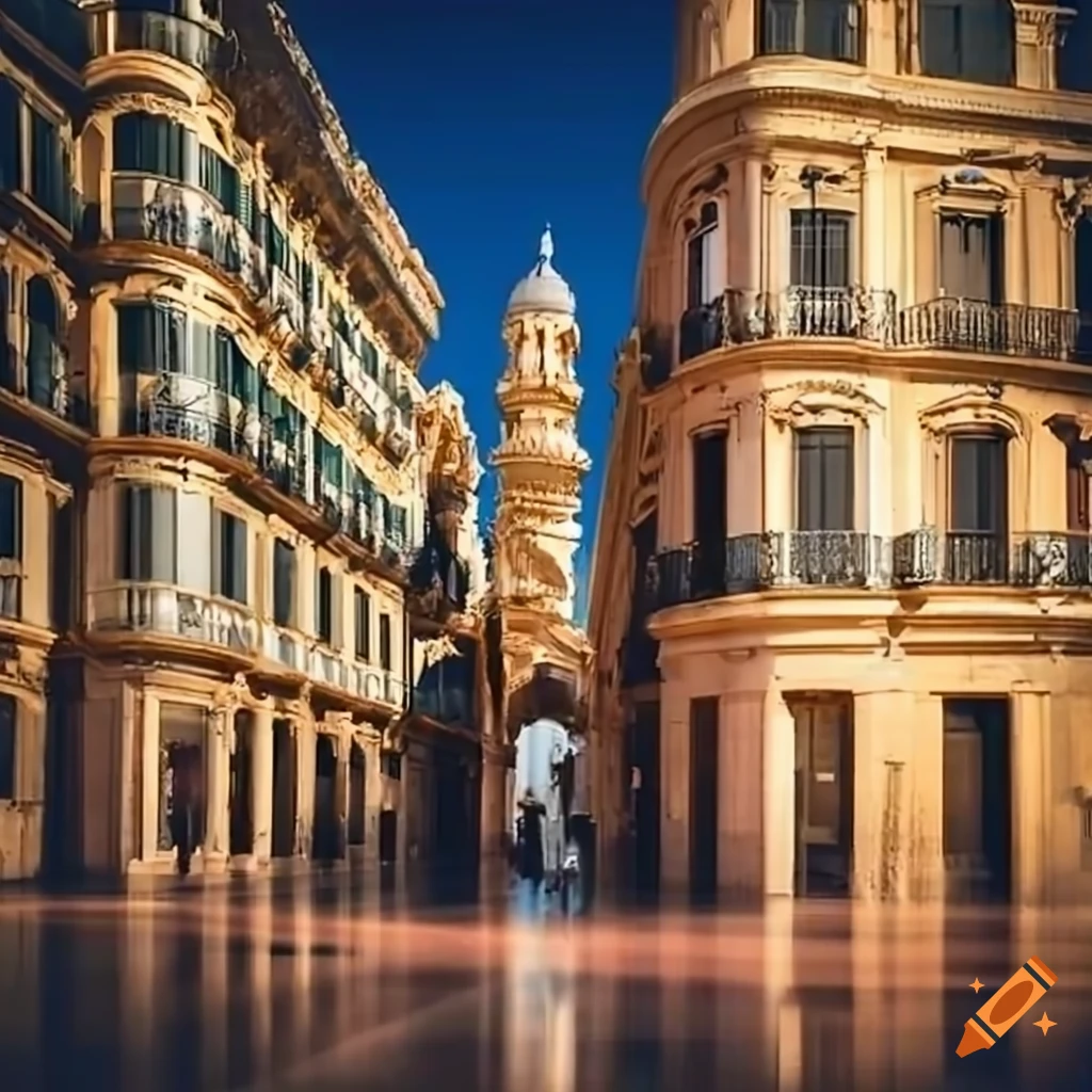 Cityscape of malaga