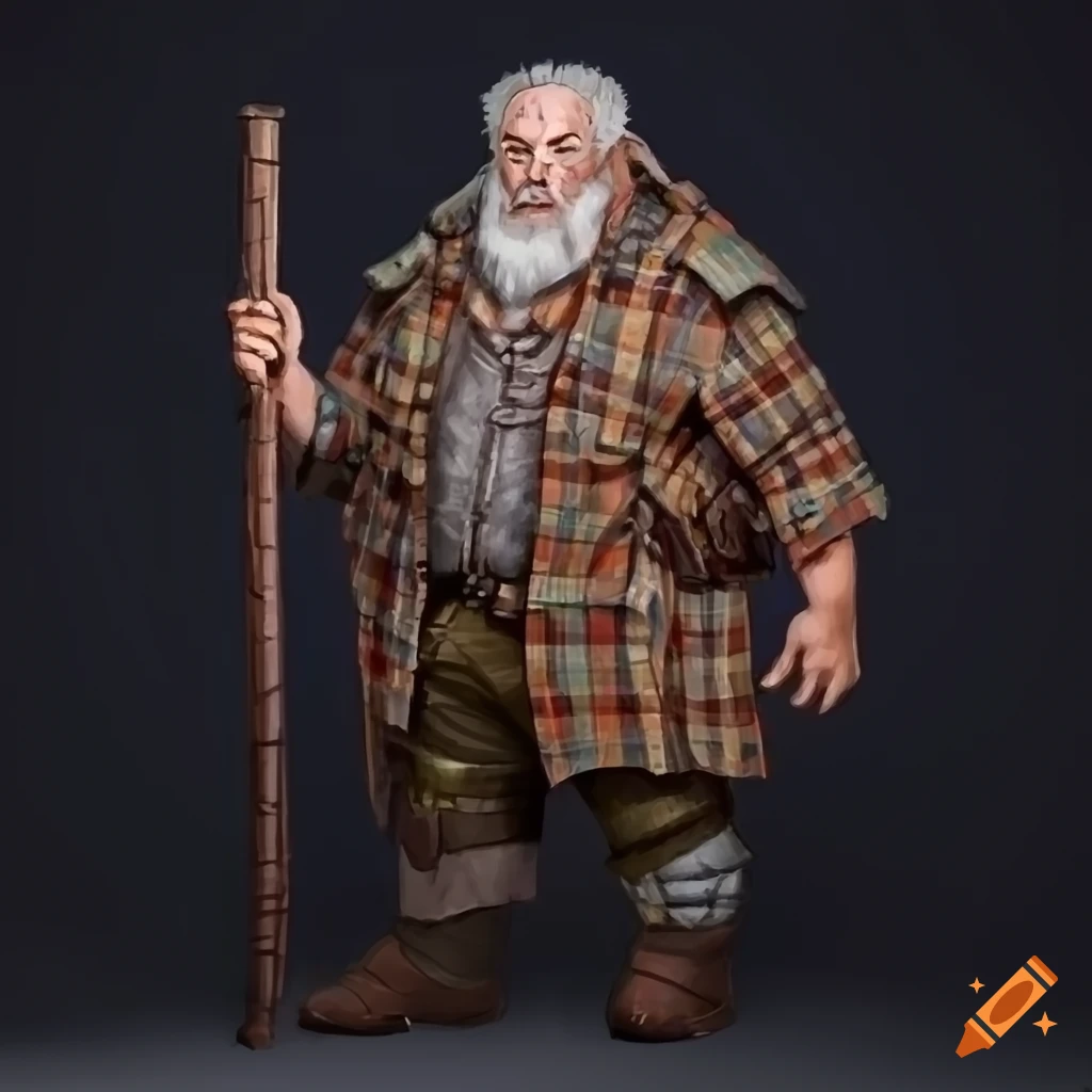 Mini character of an old turk on Craiyon