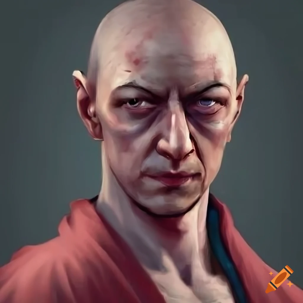 Realistic portrait of a man with a unique hairstyle on Craiyon