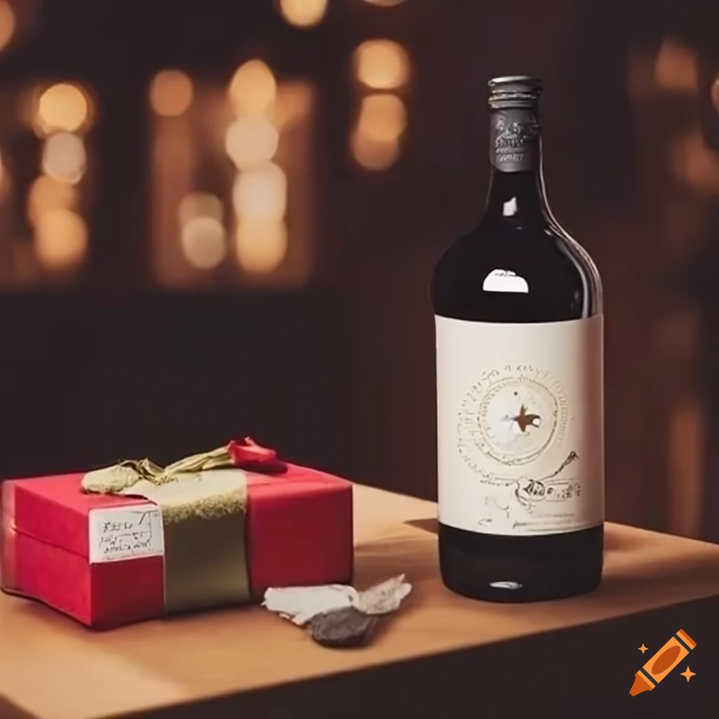 Advertising campaign for the launch of a wine gift box on Craiyon