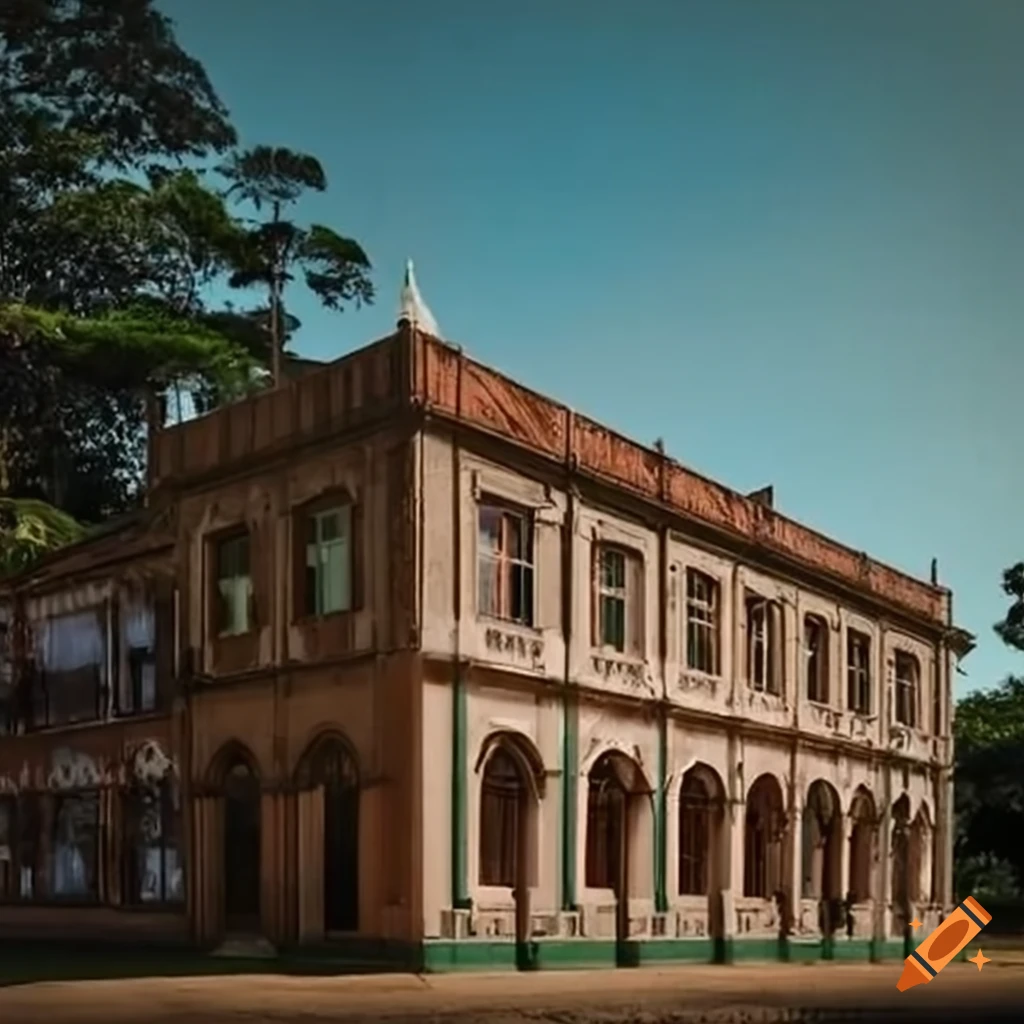 School building in brazil in the 1980s on Craiyon