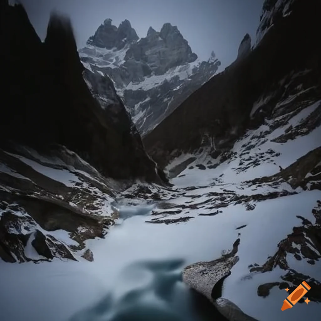 Rocky mountains 1800's on Craiyon