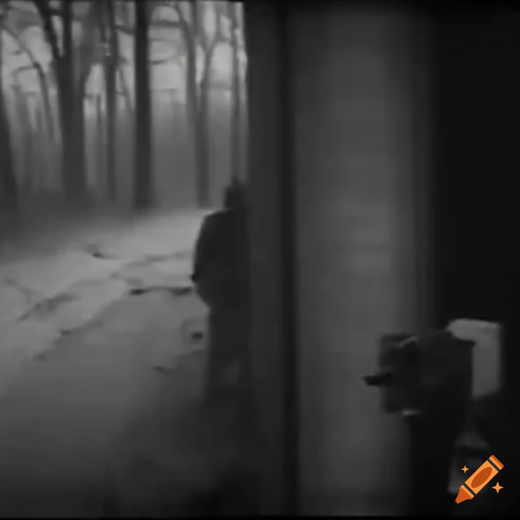 Footage of mariah carey in the forest, caught on a night vision trail ...