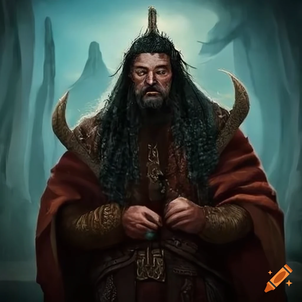 Portrait of a viking church leader