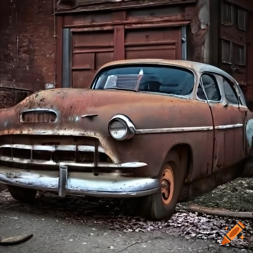 A car made of dirt on Craiyon