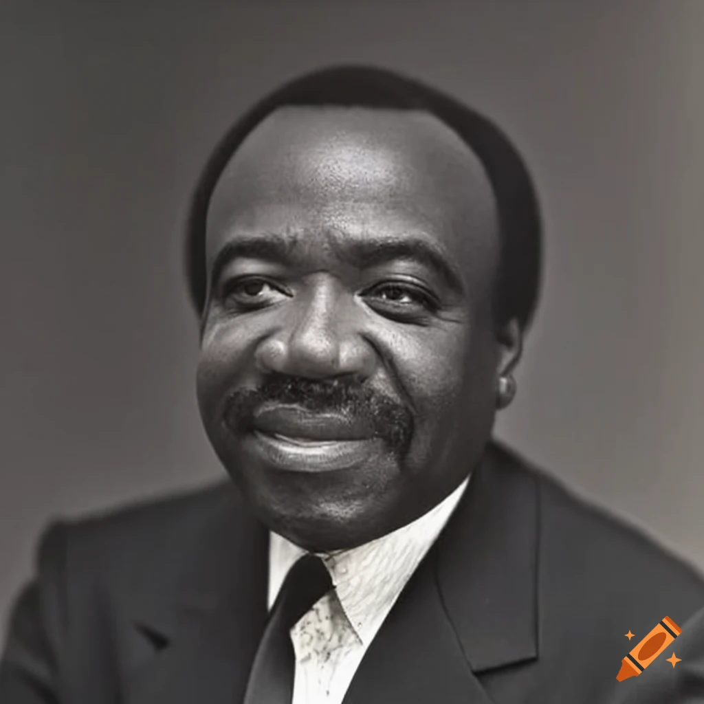 Omar bongo, gabonese politician in 1960 on Craiyon