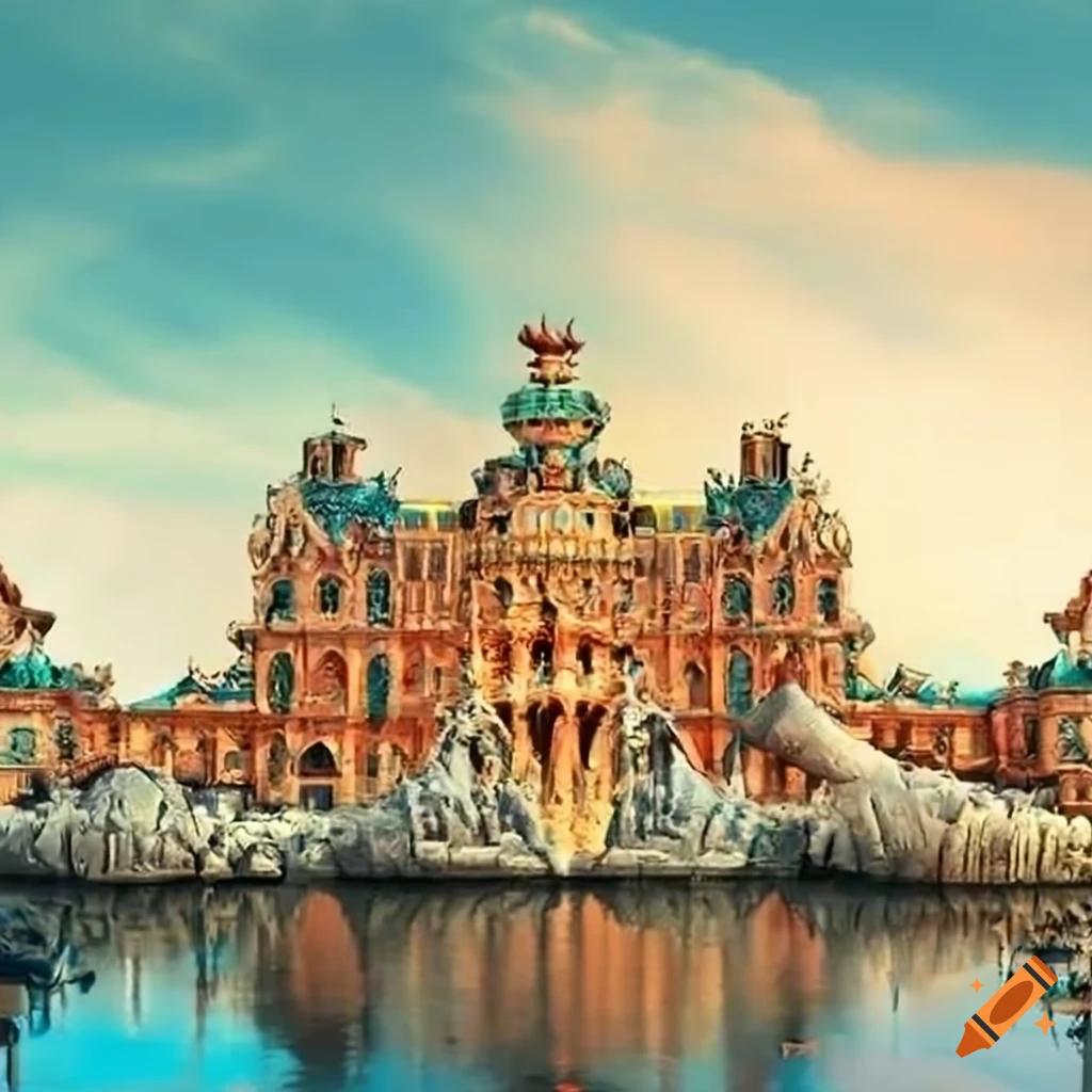 European-style dragon palace