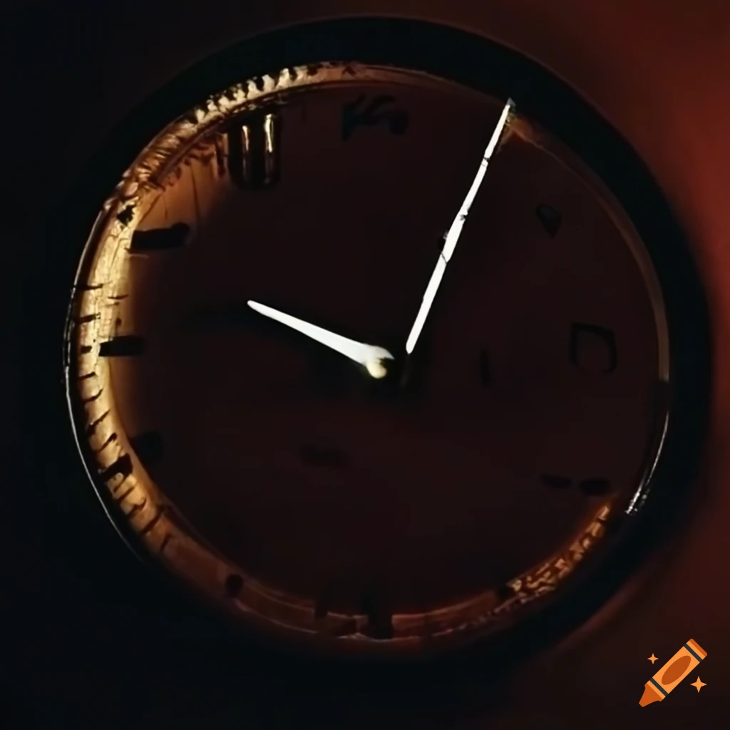 Clock showing 5am on Craiyon