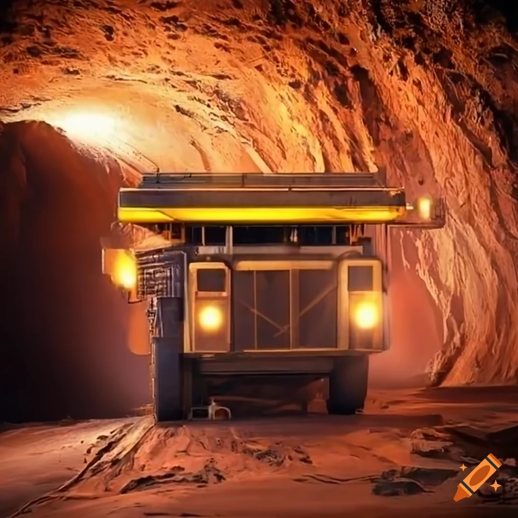 Yellow mining dump truck loaded with big diamonds in a side view sketch ...