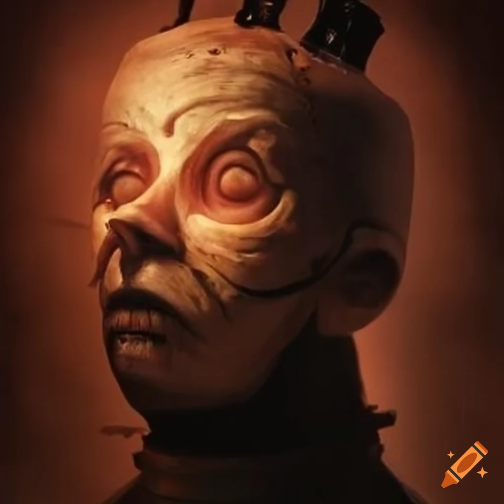 Creepy horror bell on Craiyon