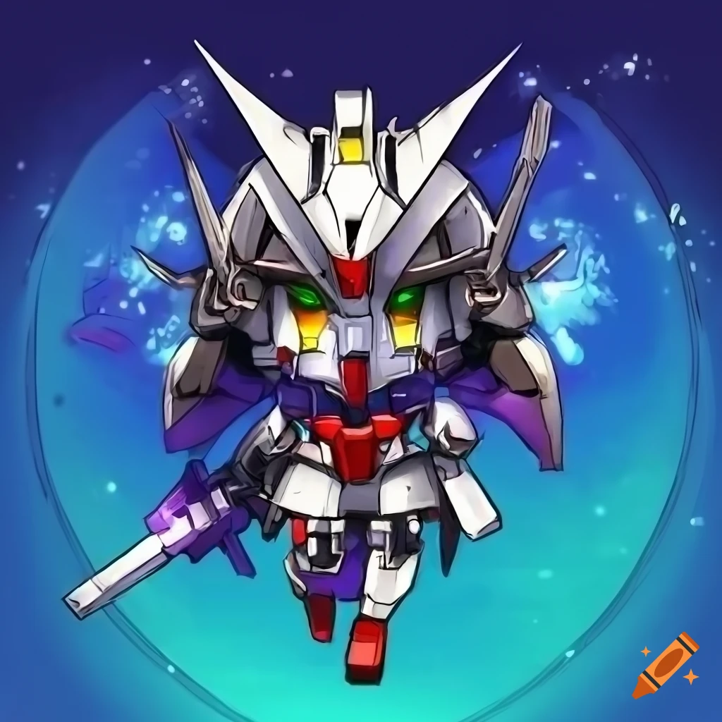 Metallic chibi samurai robot with armor on Craiyon