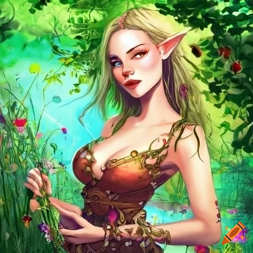 beautiful dryad elf artwork on Craiyon beautiful dryad elf artwork on Craiyon