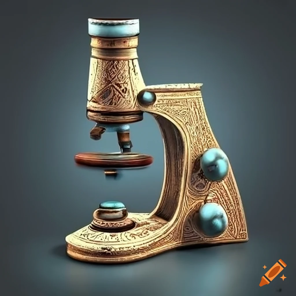 Steampunk microscope on Craiyon