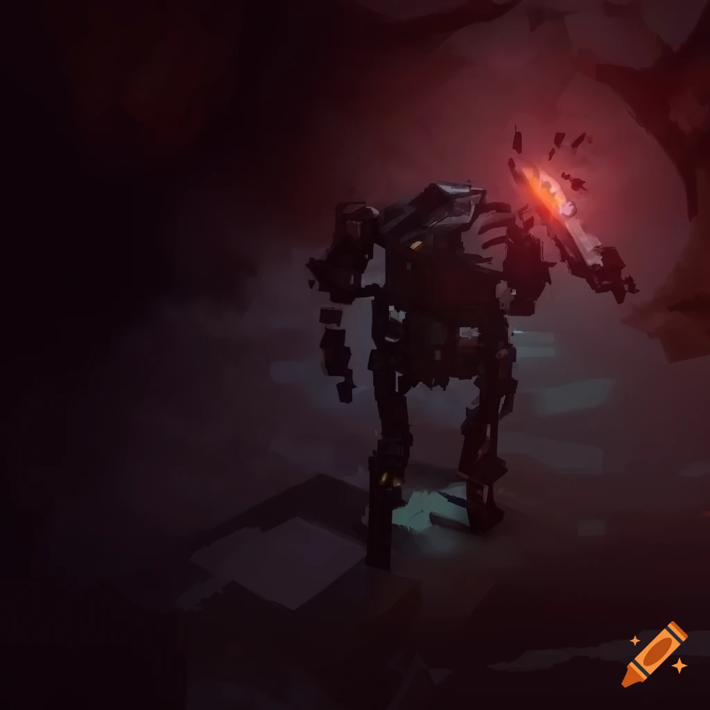 Dystopian concept art on Craiyon