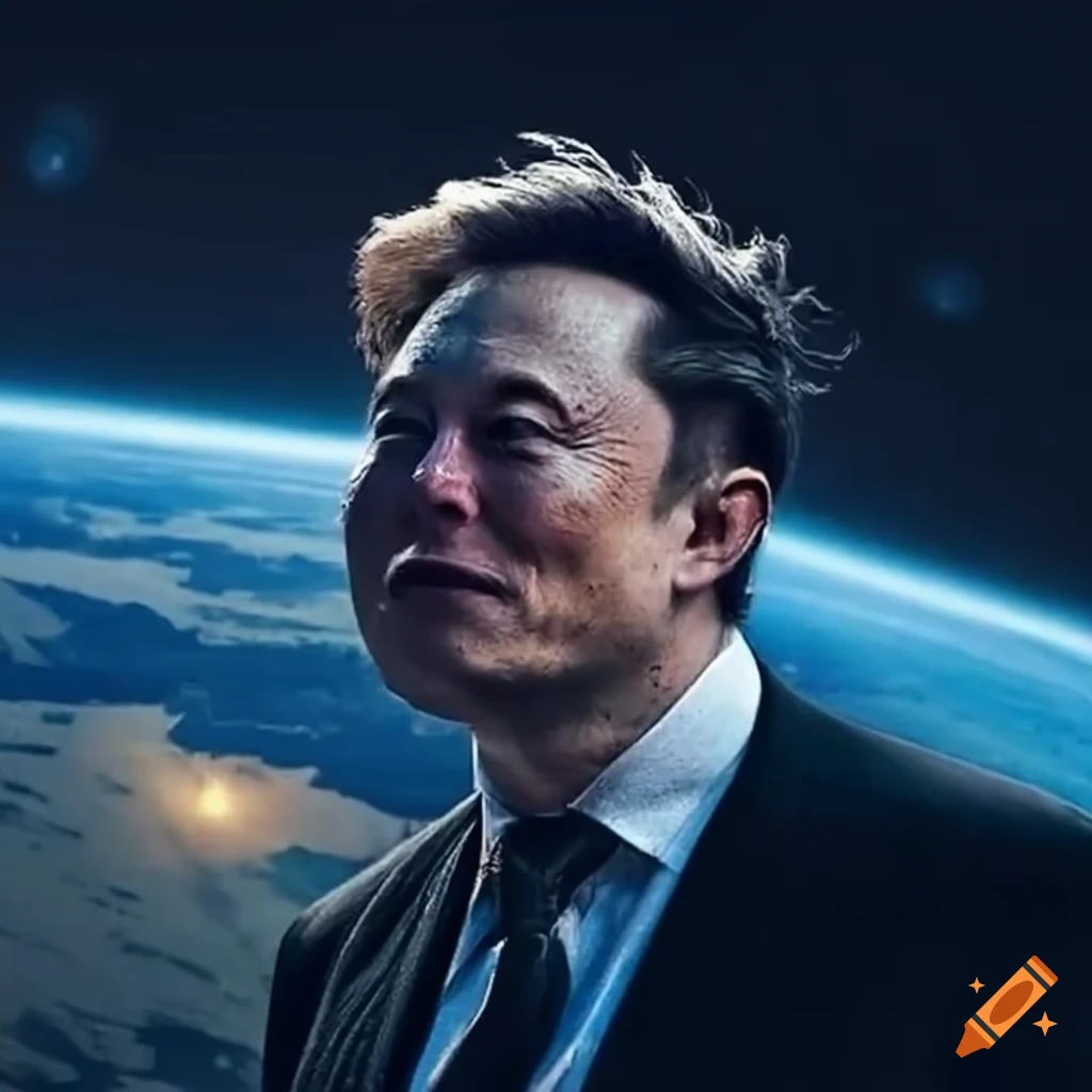Elon musk on mars on Craiyon