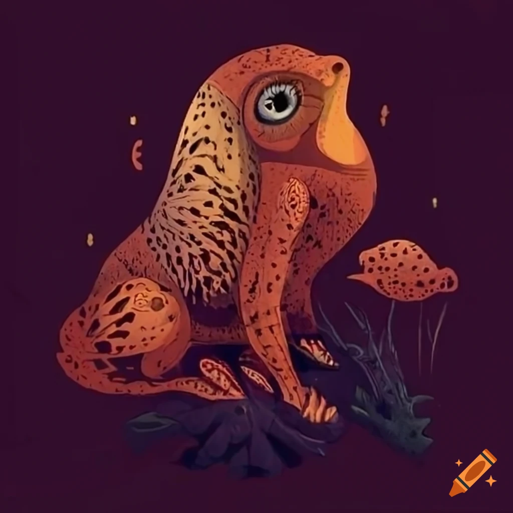 Surreal creature from a dream on Craiyon