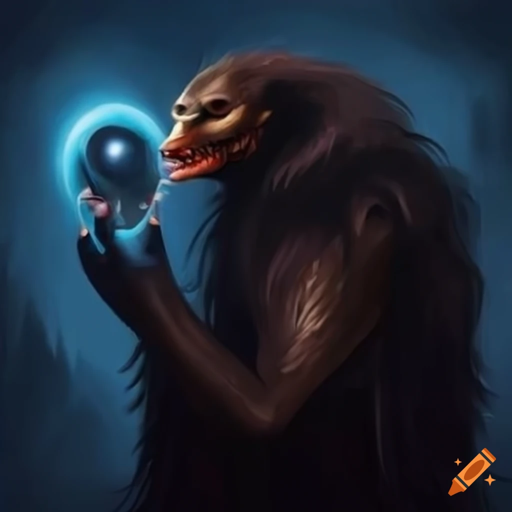 Epic battle of glorb against fierce creatures on Craiyon