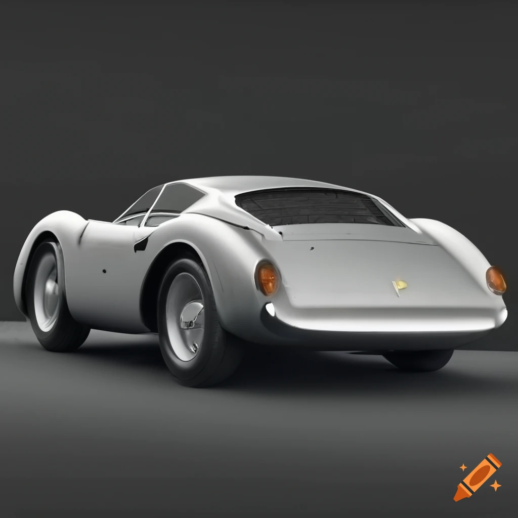 Ultra-detailed render of a vintage ferrari car