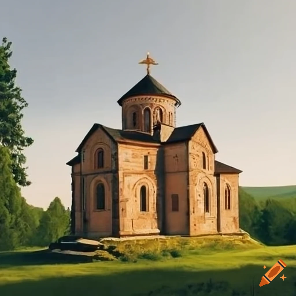 Medieval orthodox monastery