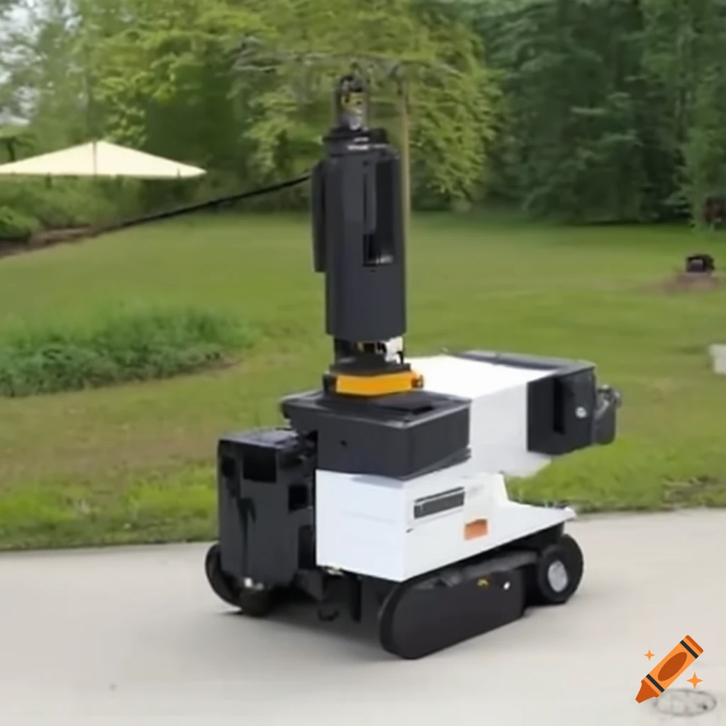 Yard robots working