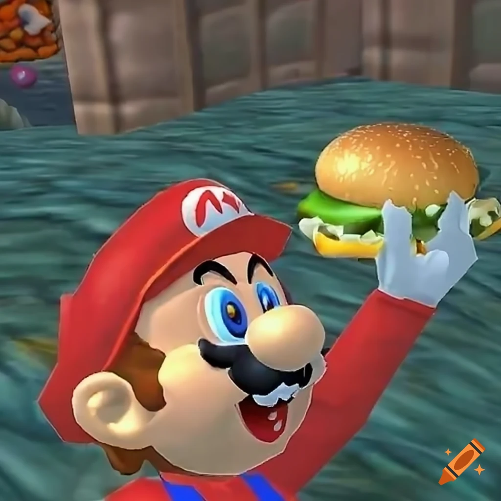 Super Mario 64 Gameplay Screenshot On Craiyon