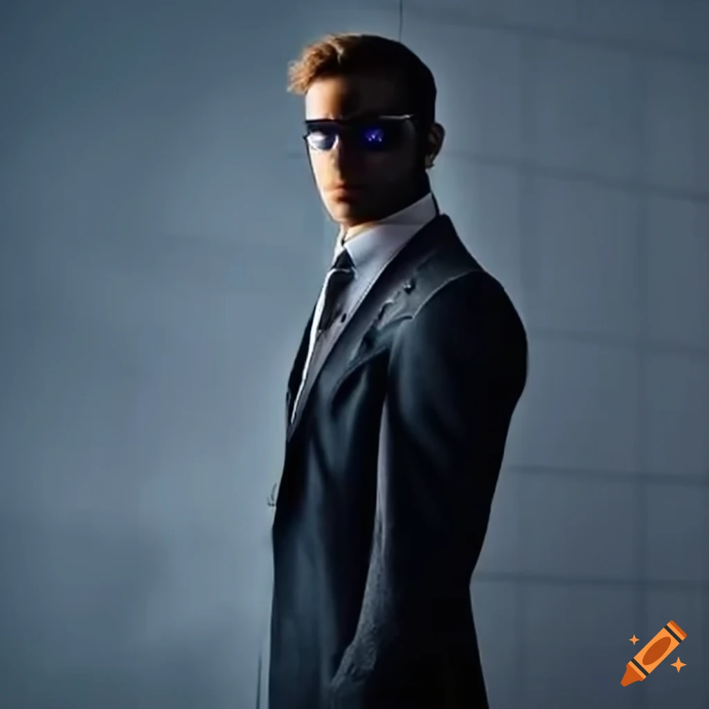 Image of a superhero with super vision on Craiyon