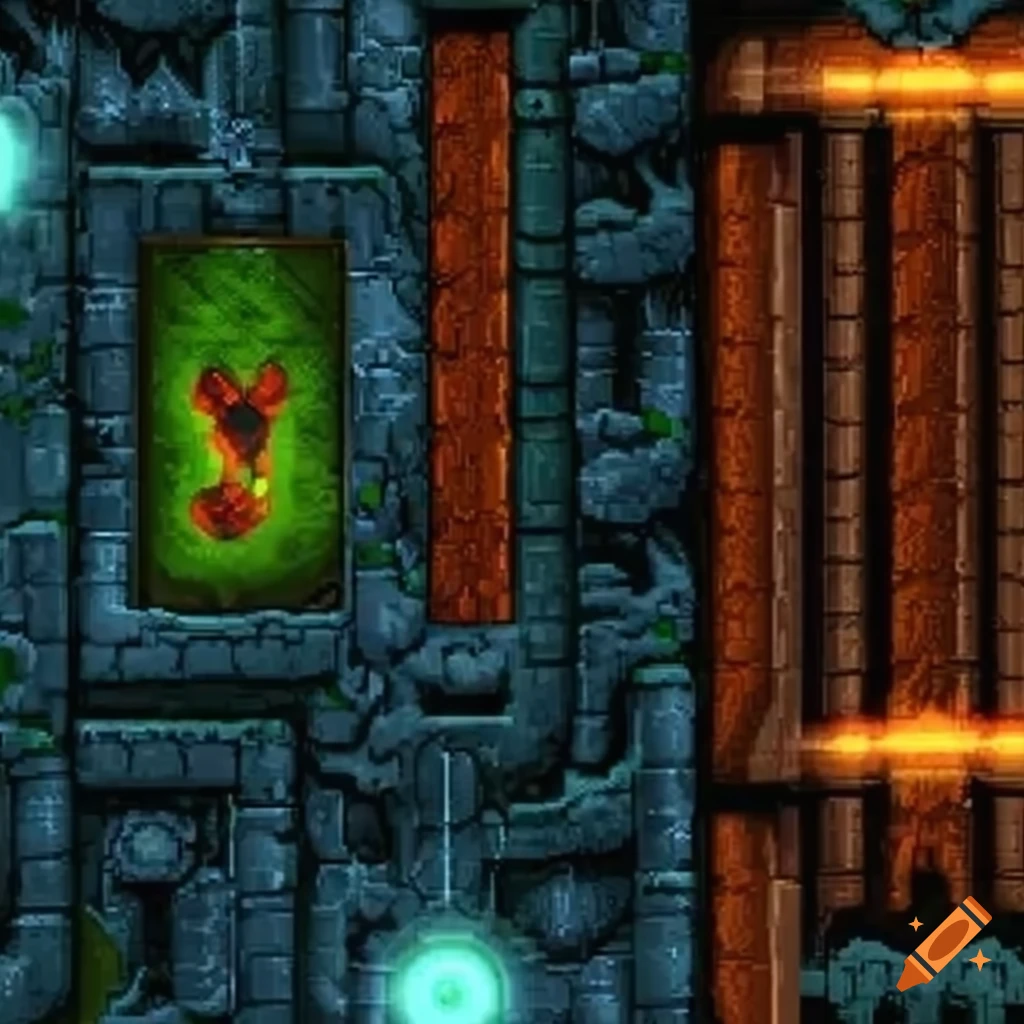 Organic plant-themed 2d game map layout on Craiyon