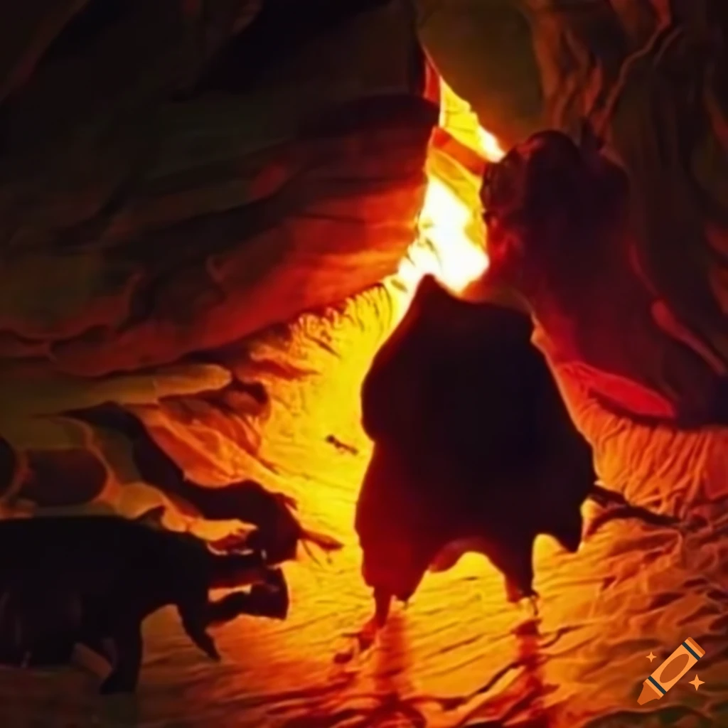 Digital artwork of a past adventure on Craiyon