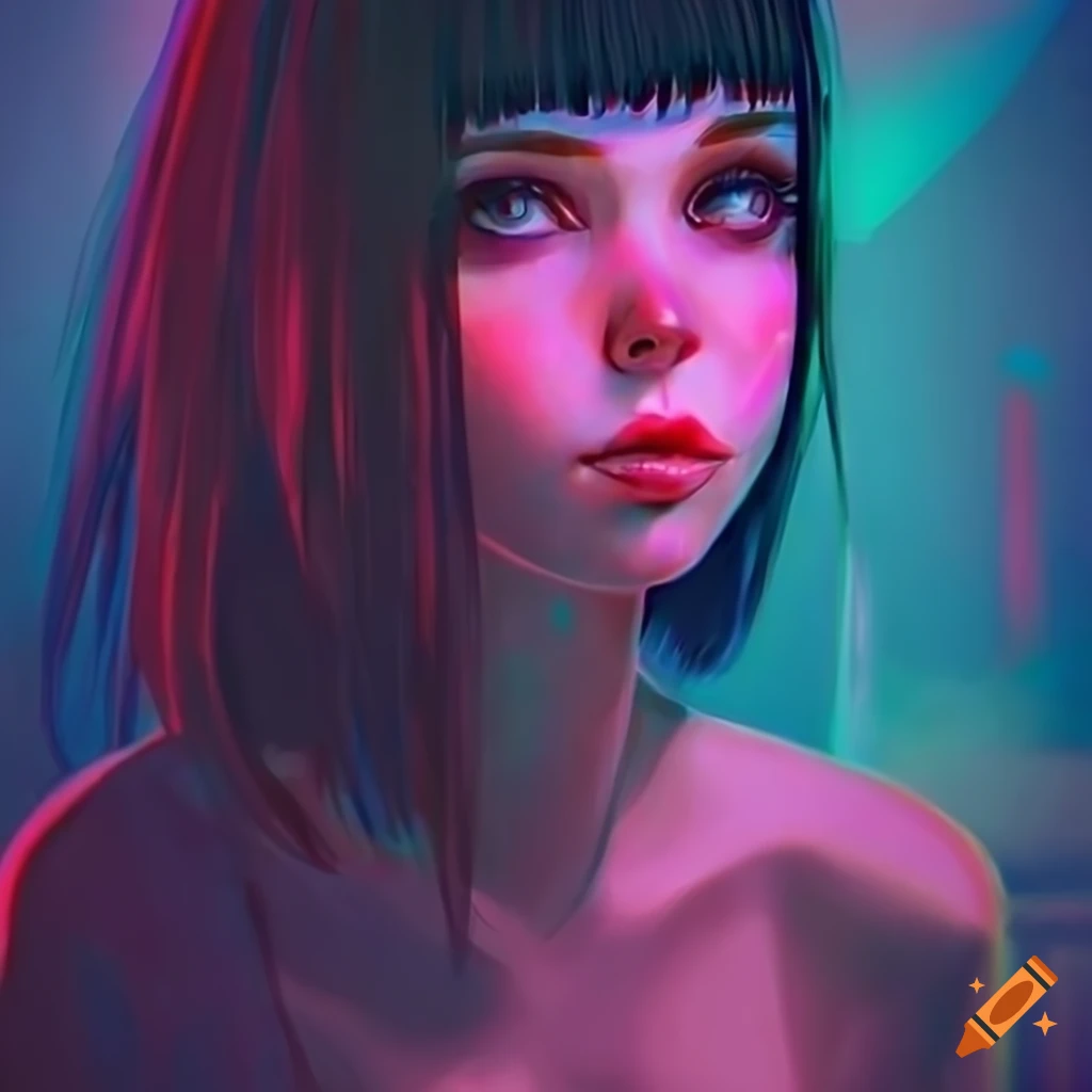 Realistic portrait of a modern russian girl on Craiyon