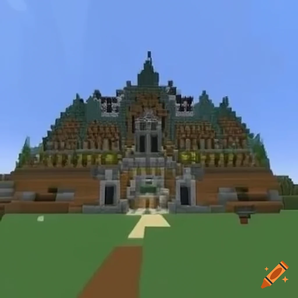 Epic ancient rome themed minecraft build on Craiyon