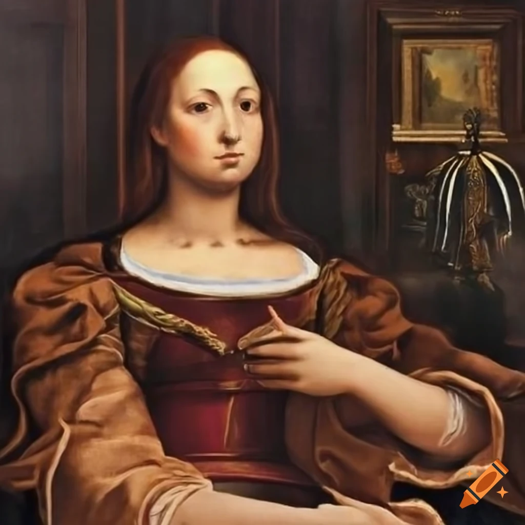 Renaissance painting on Craiyon