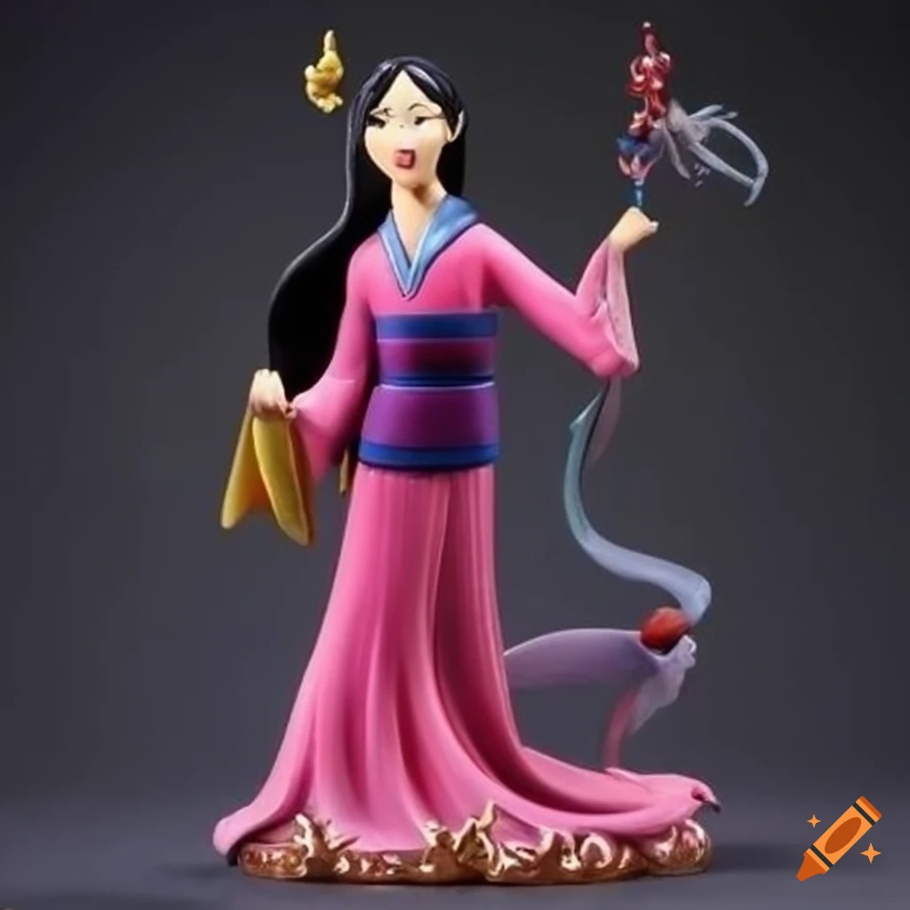 Resin figure of princess aurora on Craiyon