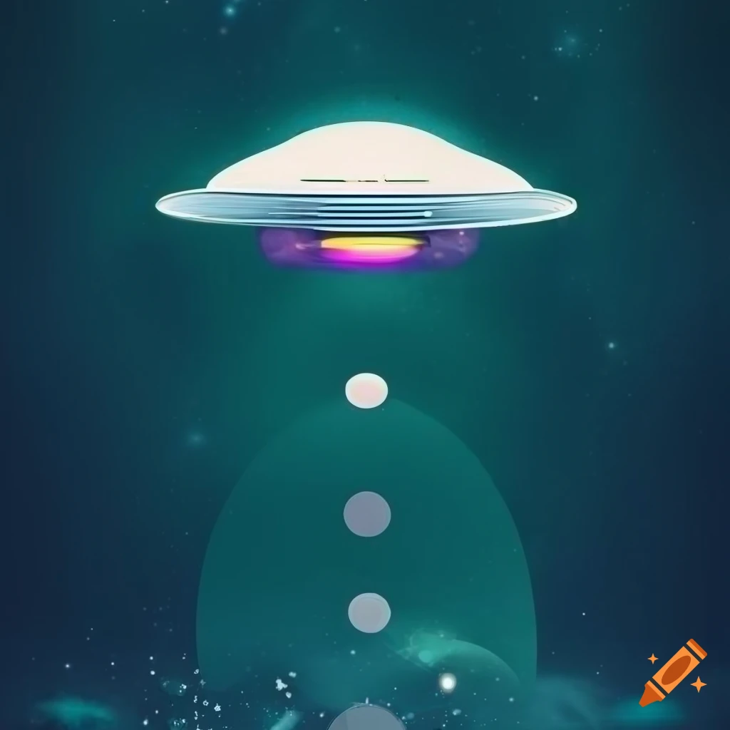 Modern typographic ad poster with cosmic color palette on Craiyon