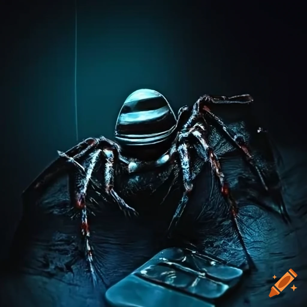Spider on a smartphone