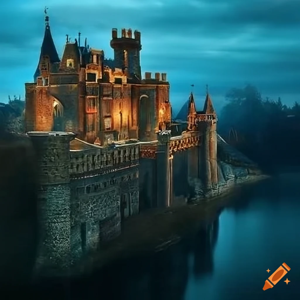 Image of a majestic and prosperous castle on Craiyon