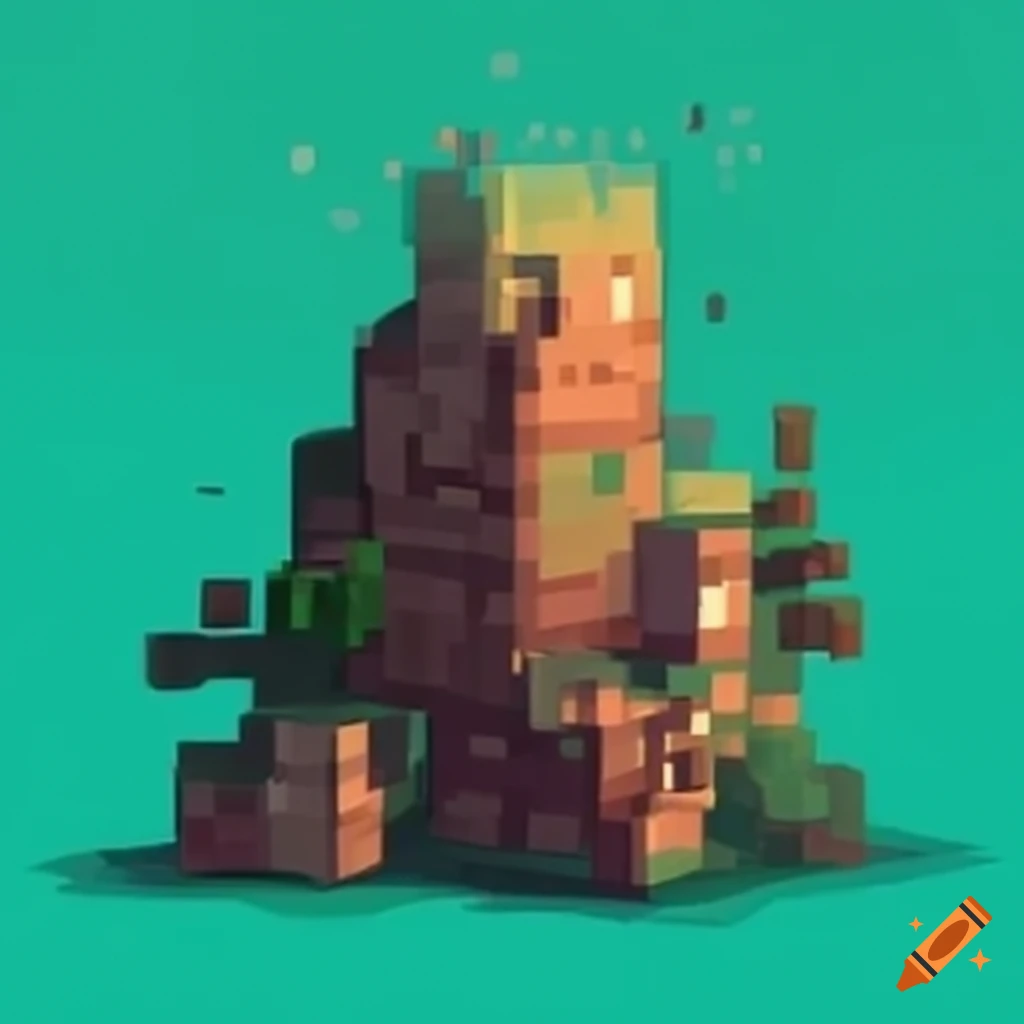 Minecraft game screen with connected pathways