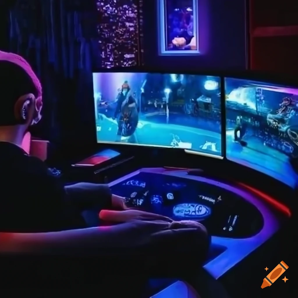 European gaming paradise on Craiyon